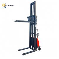 China Fork Width 550mm Semi Electric Pallet Stacker OEM ODM for sale