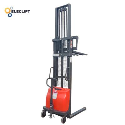 중국 Polyurethane Wheel Hand Semi Electric Pallet Stacker 24V 120Ah 판매용
