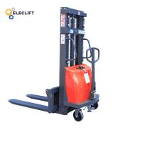 China Polyurethane Wheel Semi Electric Battery Stacker 1.5 Ton for sale