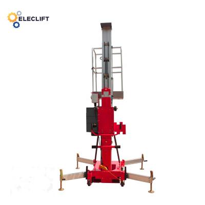 China 1.2m X 0.8m Platform Size Self Propelled Single Man Lift With Emergency Stop Button for sale