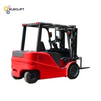 China 4 Wheel Electric Pneumatic Compact Forklift Trucks Automatic Manual for sale