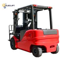 China 4 Wheel Electric Pneumatic Compact Forklift Trucks Automatic Manual for sale