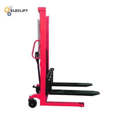 Cina Nylon Wheel Manual Pallet Stacker 1500kg With 550/685mm Fork Width in vendita