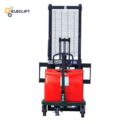 Cina Capacità di carico Semi-elettrico pallet stacker con 1600 mm di altezza massima di sollevamento e polyurethane ruote in vendita
