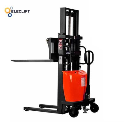 Cina Capacità di carico Semi-elettrico pallet stacker con 1600 mm di altezza massima di sollevamento e polyurethane ruote in vendita
