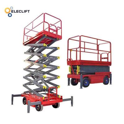 China Customizable Battery Powered Mobile Scissor Lift With Overload Protection And Emergency Stop Feature for sale