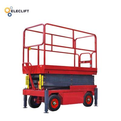 China Customizable Battery Powered Mobile Scissor Lift With Overload Protection And Emergency Stop Feature for sale
