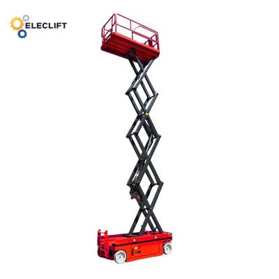 중국 확장 가능한 미니 시저 리프트, 0.8 kW 모터 전력, 25% 등급 판매용