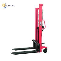 China 550/690mm Fork Width Manual Electric Stacker Efficient Performance 100kg Net Weight for sale