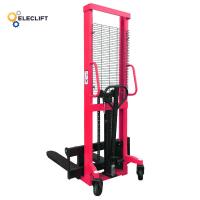 China 550/690mm Fork Width Manual Electric Stacker Efficient Performance 100kg Net Weight for sale