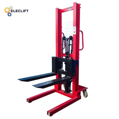 China 1000kg Capacity Manual Pallet Stacker With 3000mm Max Lifting Height for sale