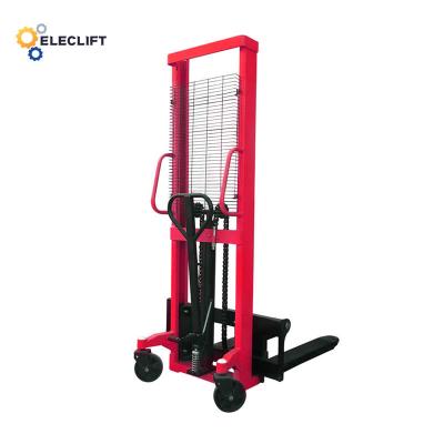 중국 1단계 수동 팔레트 스택 1600mm 리프트 높이 0.8km/h 속도 및 85mm 포크 높이 조정 판매용