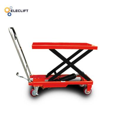 China Powder Coated Steel Scissor Lift Table Easy Operation With Safety And Convenience for sale