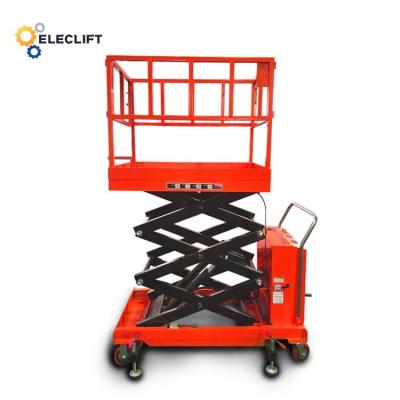 China Electric Scissor Lift Table With 2.2kw Motor Powder Coating 200KG-2000KG Load Capacity And Wheels for sale