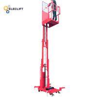 China 4m Max Platform Height Electric Order Picker With PLC Control System for sale