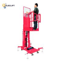 China 4m Max Platform Height Electric Order Picker With PLC Control System for sale
