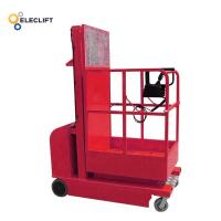 China 4m Max Platform Height Electric Order Picker With PLC Control System for sale