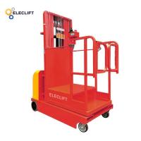 China 4m Max Platform Height Electric Order Picker With PLC Control System for sale