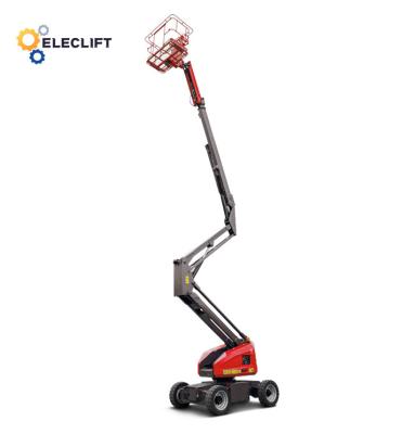 China Impact Steel Telescopic Boom Lift 8km/h Speed 29m Working Height With Solid Tires for sale