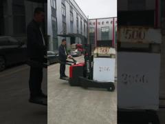 Rough Terrain Electric Pallet Stacker High Load Capacity