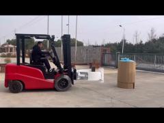 4 Wheel Electric Pneumatic Compact Forklift Trucks Automatic Manual