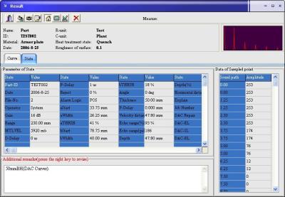 China NDT Ultrasonic Crack Detection Test with Big memory of 500 A graph HUATEC FD510 for sale