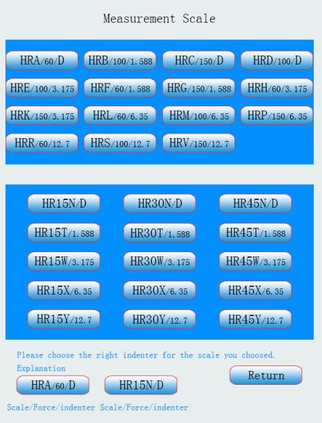 HR-150DX Rockwell Hardness Tester side view
