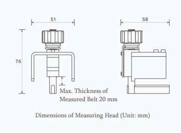 China USB RS-232 Bluetooth Belt Tension Tester HTT-2880 For Belt Tension Measurement for sale