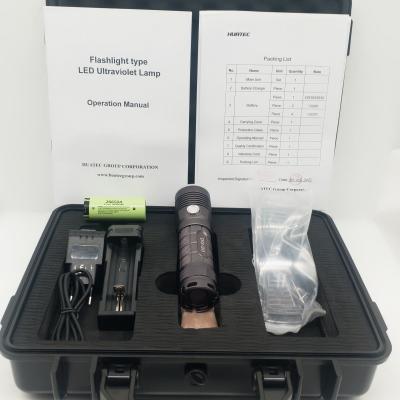 China Leistungsstarke DG-10 LED Ultraviolett-Taschenlampe, 5 Stunden Ladezeit zu verkaufen