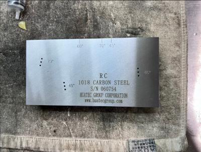 China Top NDT Calibration Block RC Block With AWS D1.1/D1.1M-2015 Standard for sale