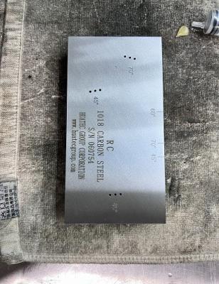 중국 탄소 강철 RC 해상도 비교 초음파 캘리브레이션 블록 표준 AWS D1.1/D1.1M-2015 판매용