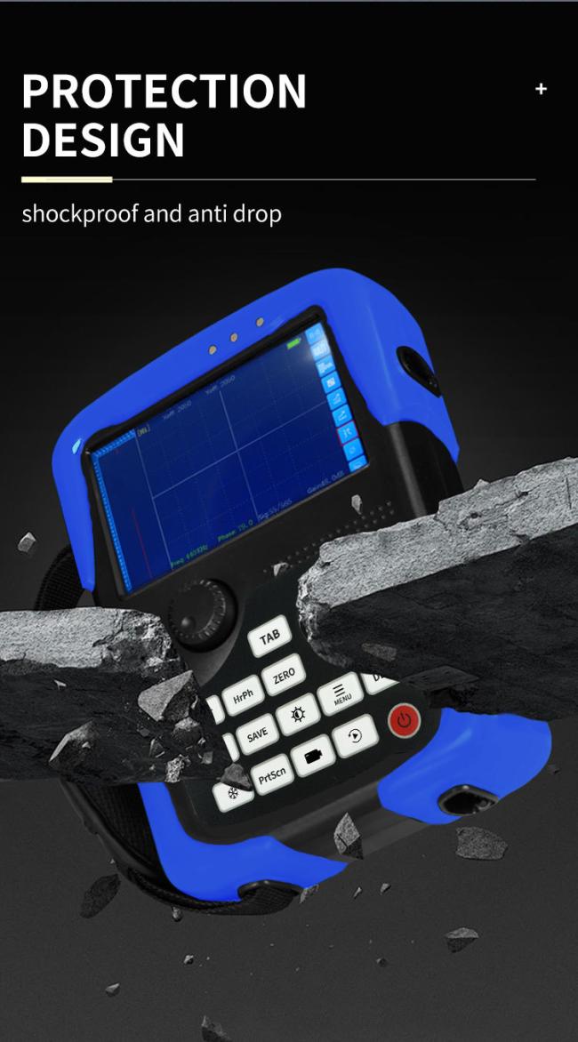 HEF-601 Real-time Dual Frequency Eddy Current Flaw Detector display close-up