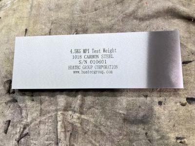 China 45N 118N 177N Lifting Force Test Block Magnetic Particle Inspection MPI Test Block for Horseshoe Probe Verification for sale