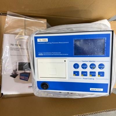 China TG-100G Electrolytic Coulometric Thickness Gauge Multilayer Nickel Coating Thickness Tester for sale