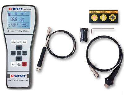 China Digital Conductivity Meter Designed with Eddy Phase Switchable Frequencies 60KHz and 500KHz for sale