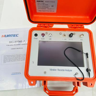 China HG-S936L-1 Portable Vibration Data Recorder 1Hz-200Hz Single Channel Vibration Testing Device for sale
