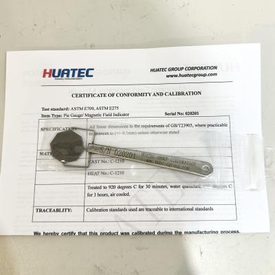 China Pie Gauge ASTM Field Indicator Magnetic Pie Indicator ASTME709 MPI Testing for sale