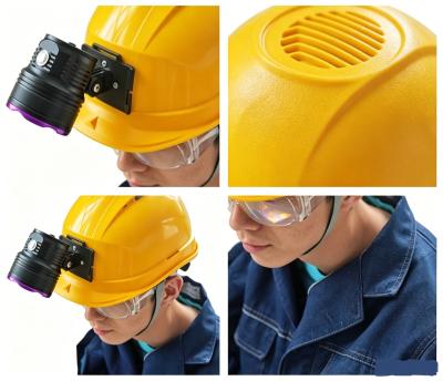 China DG-90H Portable Helmet UV Flashlight Adjustable Angle Dual Use Handheld & Head Mounted Industrial UV Testing Light for sale