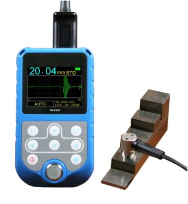 China TG-3251 Portable Ultrasonic Thickness Meter Color TFT Display T-E & E-E Measurement Composite Material Thickness Testing Equipment for sale