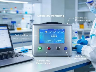China FJ-500 Online Continuous Radiation Monitoring System X γ α β Ray Detector 0.01μSv/h-1Sv/h Real-time Radiation Dose Rate Monitor for sale