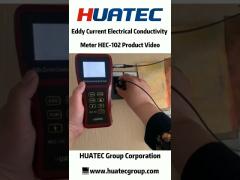 Lcd Digital Portable 60khz Eddy Current Electrical Conductivity Meter