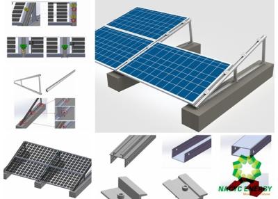 China Sistema de energia solar de alumínio SUPERIOR da casa do suporte do sistema da montagem do telhado liso   para a energia solar         sistema de casa solar à venda