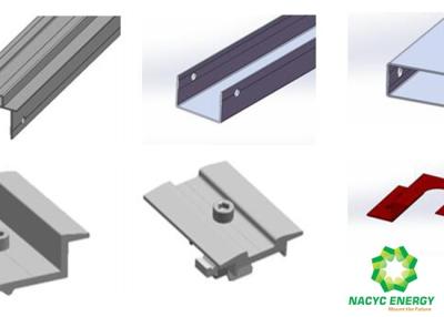 Cina Sostegno di alluminio   Sistema di SystemLighting del montaggio di energia solare del tetto piano      Montaggio - pannello del sostegno solare in vendita