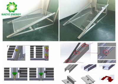 Cina Struttura di pannello solare di montaggio solare a energia solare del sistema del tetto piano del sistema 3kw   Centrali elettriche solari in vendita