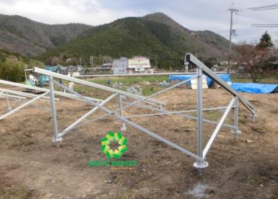 Cina Sistemi solari anodizzati di racking del supporto a terra di alluminio con il certificato del CE in vendita