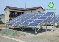 China Light Weighted Ground Solar Panel Rail Mounting System In Pre - Assembled Way for sale