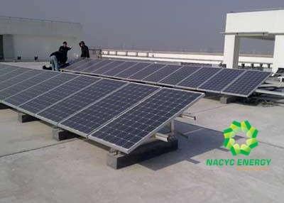 Cina Struttura di montaggio solare di alluminio del tetto con i pochi Componets da andare 10 anni di garanzia in vendita