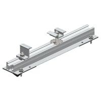 Quality 41mm Silver Aluminum Solar Rail 3000mm Solar Pv Mounting Rails for sale