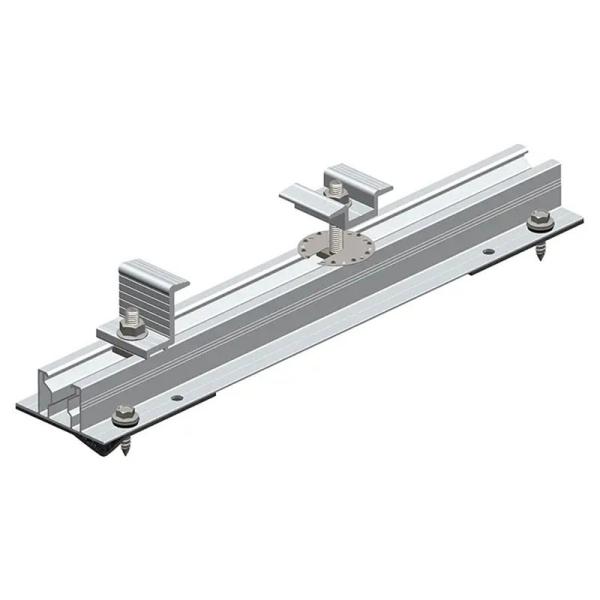 Quality 41mm Silver Aluminum Solar Rail 3000mm Solar Pv Mounting Rails for sale