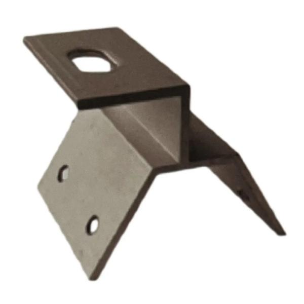 Quality Anodized End Clamp Solar Panel 1.5KN/M2 Metal Roof Solar Clamps for sale